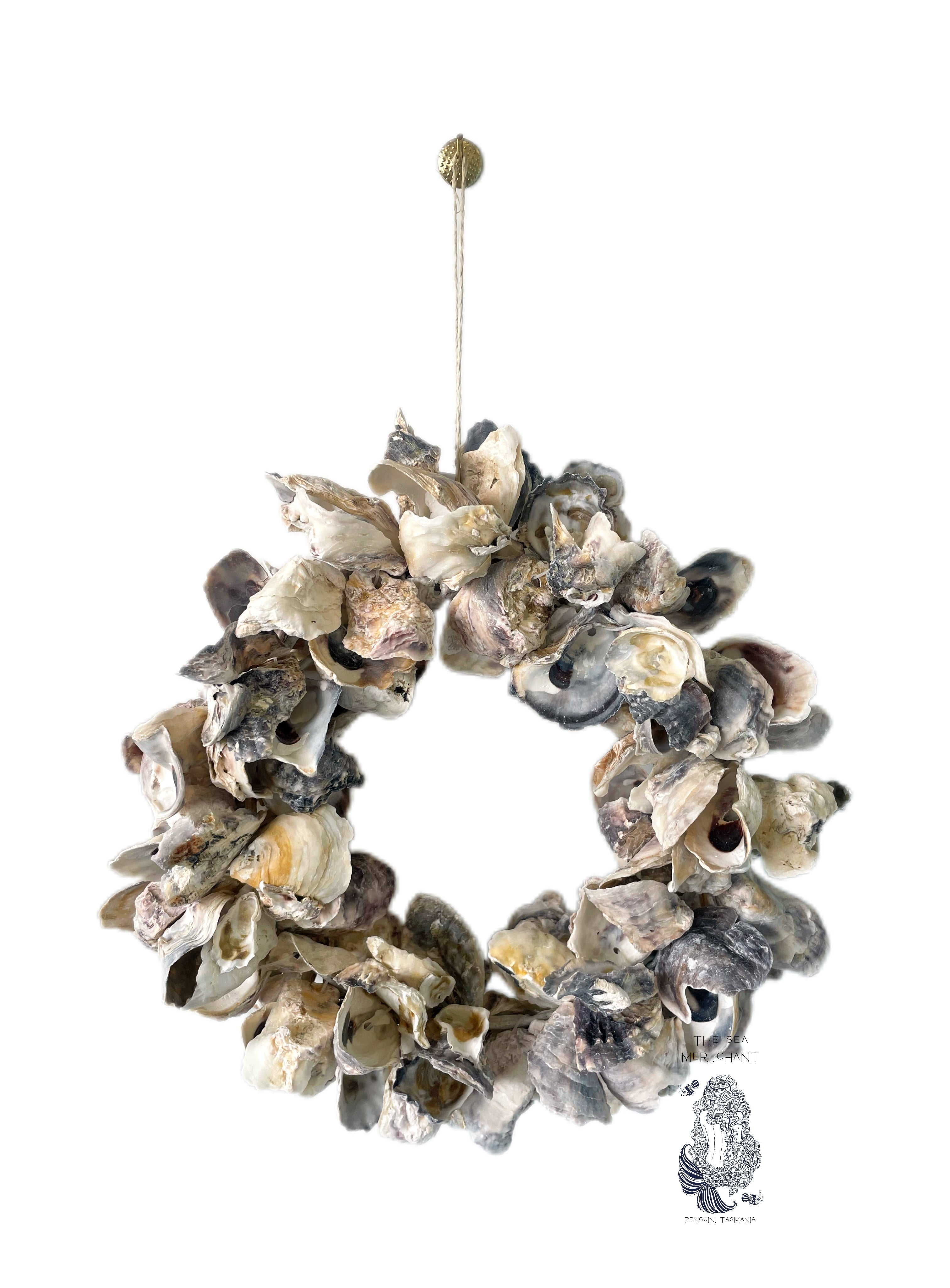 Oyster Shell Wreath – The Sea Merchant