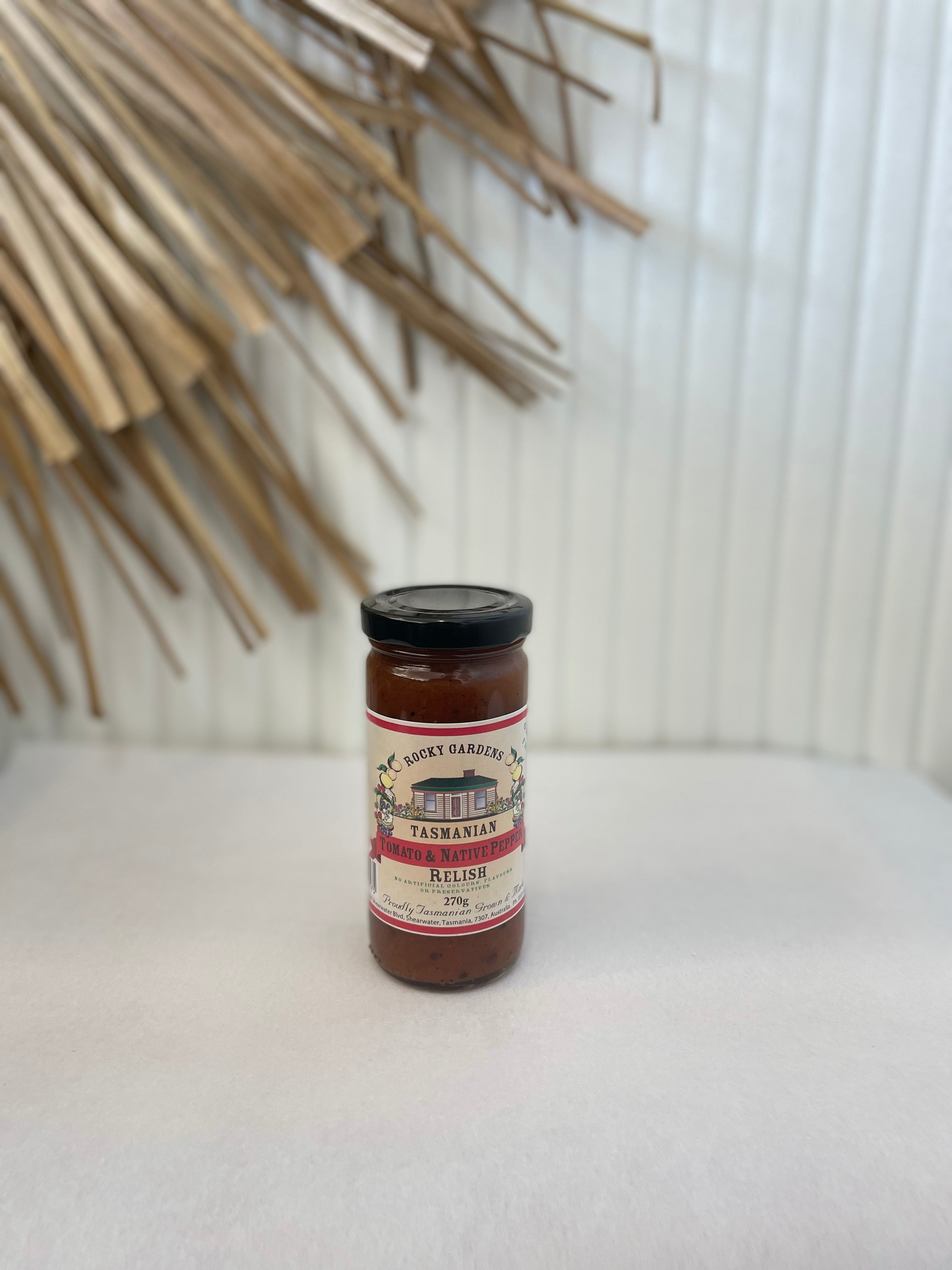 Tasmanian Made Tomato & Native Pepper Relish – The Sea Merchant
